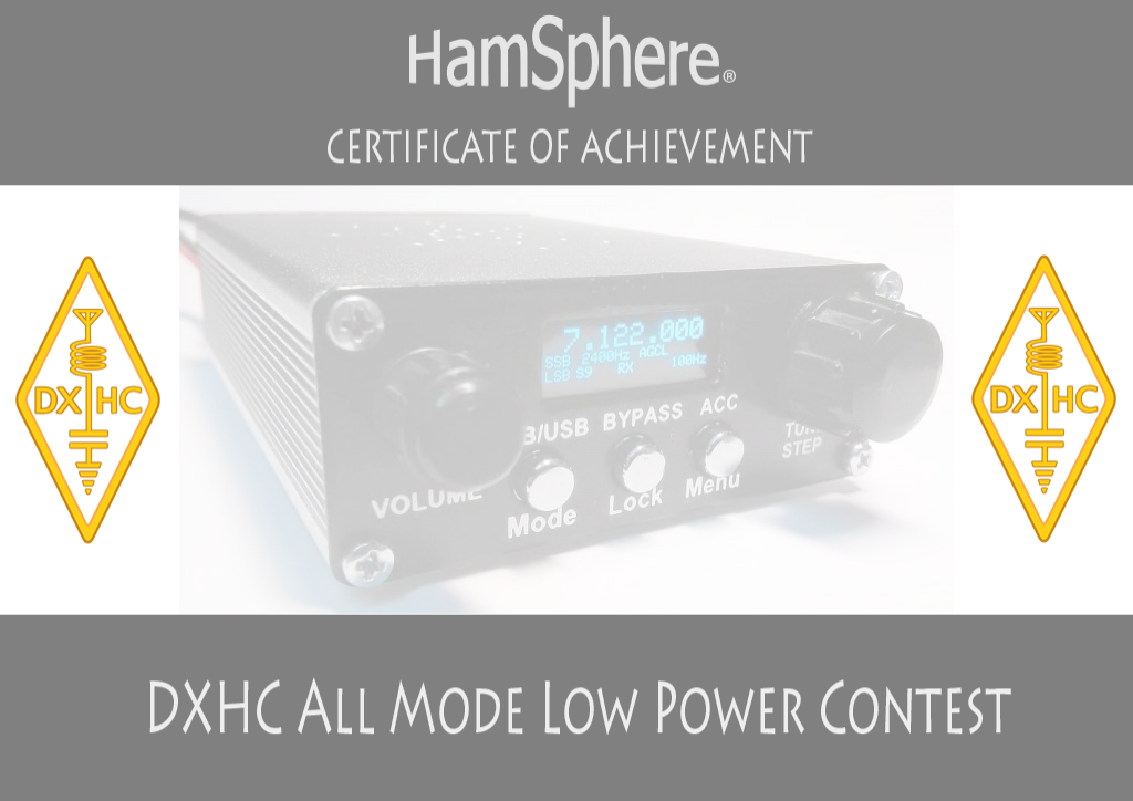 HamSphere DXHC All Mode Low Power Contest 2025
